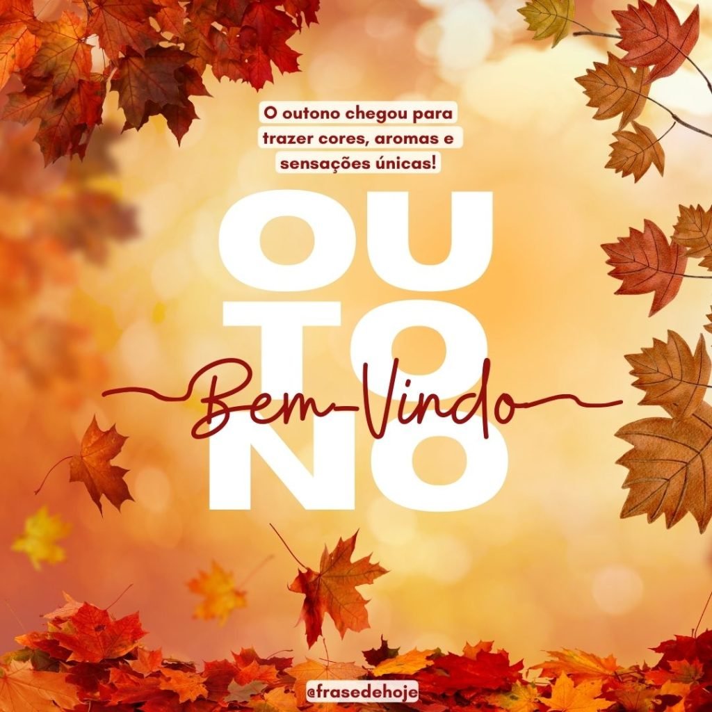 O outono chegou para trazer cores, aromas e sensações únicas!